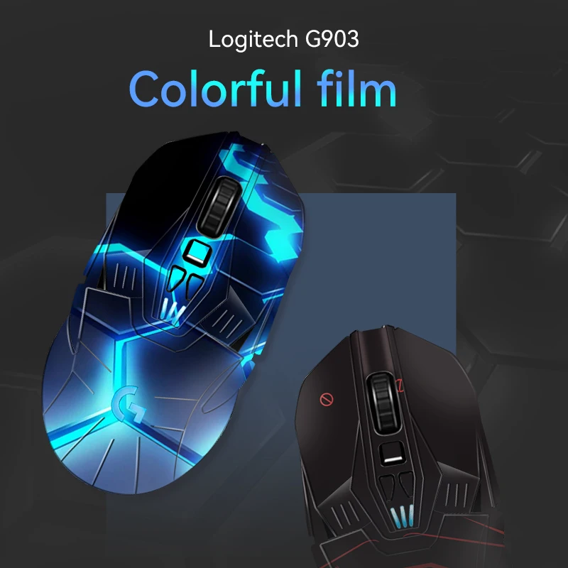 로지텍 900 히어로 무선 스킨 스티커, 마우스 스티커, 측면 땀 패드, G900, 화이트 퍼플 액세서리, 미끄럼 방지, G903| | - AliExpress