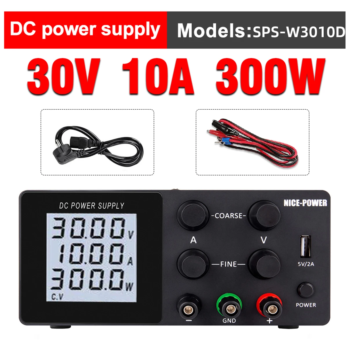 Nicepower-Fonte-de-Alimenta-o-DC-Ajust-vel-Fonte-Estabilizada ...