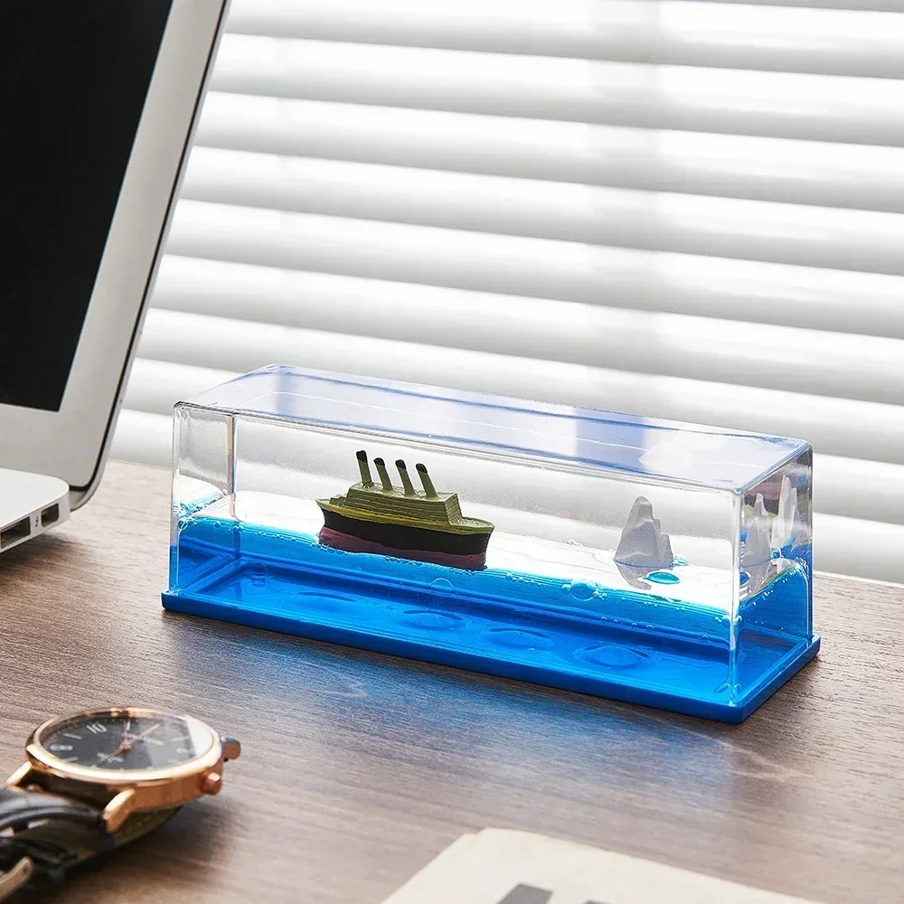 Titanic-Cruise-Ships-Drift-Bottle-Fluid-Hourglass-Ship-Will-Never ...