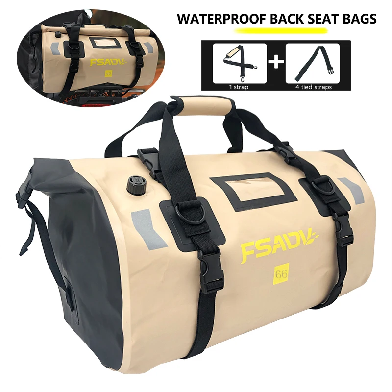 Waterproof-Motorcycle-Tail-Bag-Travel-Outdoor-Dry-Luggage-Roll-Pack-Bag ...