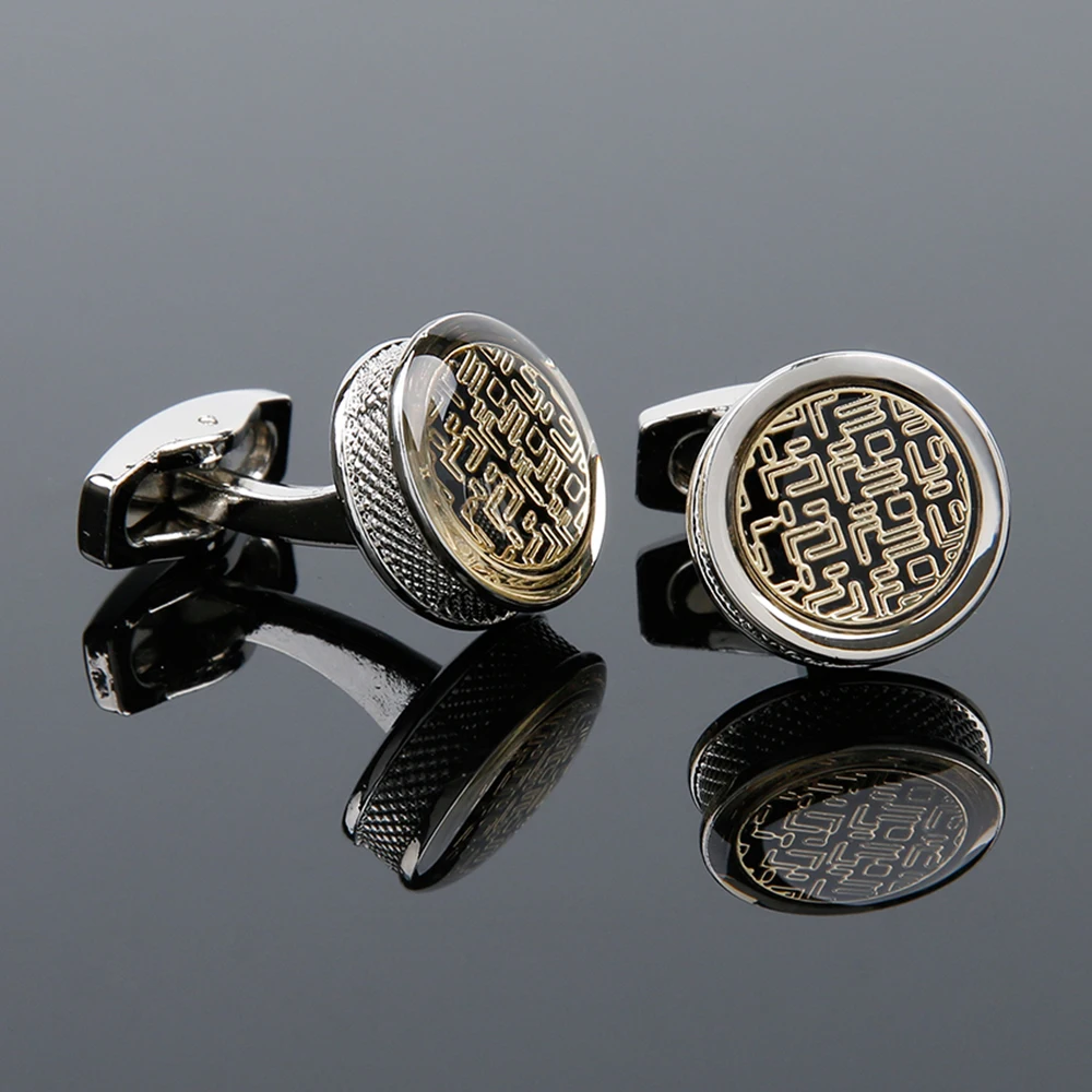 Cufflinks Jewelry | Buttons Sleeves | Dress Shirt | Cuff Links | Tie ...