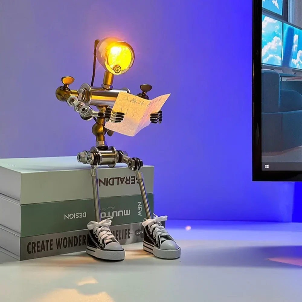 Creative USB Light Punk Robot Shape Gaming Room Desk Table Decoration ...