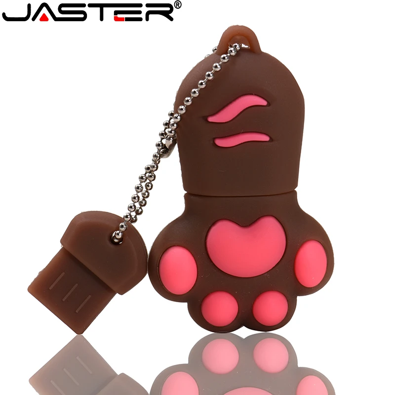 Jaster Cartoon Cat Paw Usb Flash Drive 64gb Cute Pen Drive 4gb 8gb 16gb ...