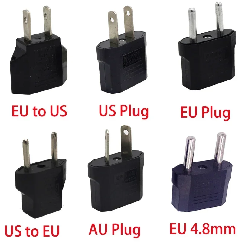Novo-CN-EUA-Para-UE-Plug-Adapter-AC-Converter-Americano-China-Para-UE ...