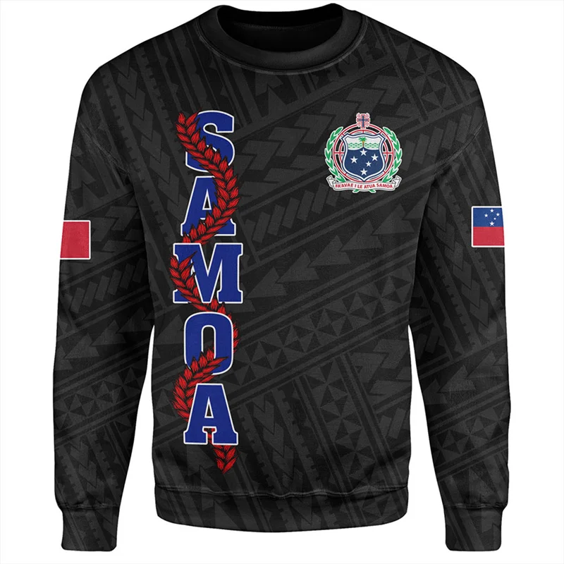 Harajuku 3D American Samoa National Flag Printing Sweatshirts Samoa ...