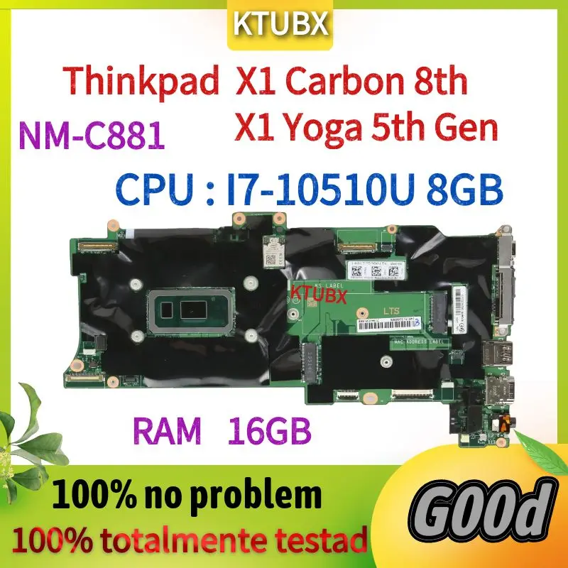 NM-C881-For-Lenovo-ThinkPad-X1-Carbon-8th-Gen-X1-Yoga-5th-Gen-Laptop ...