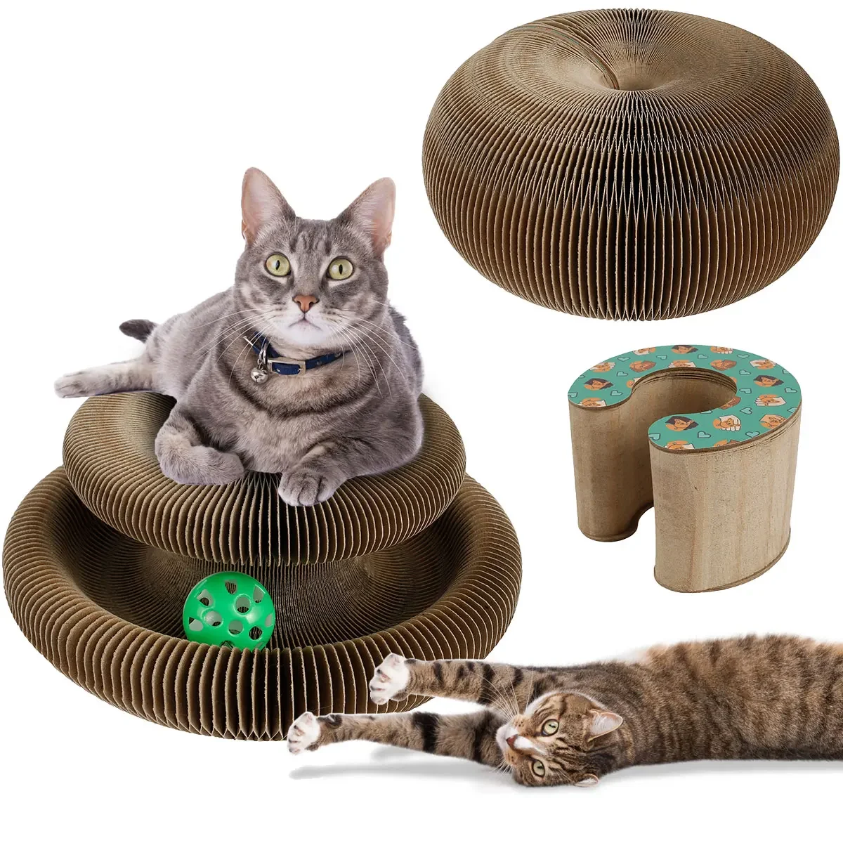 Magic-Organ-Cat-Scratching-Board-Pet-Cat-Play-Scratch-Toy-with-Bell ...