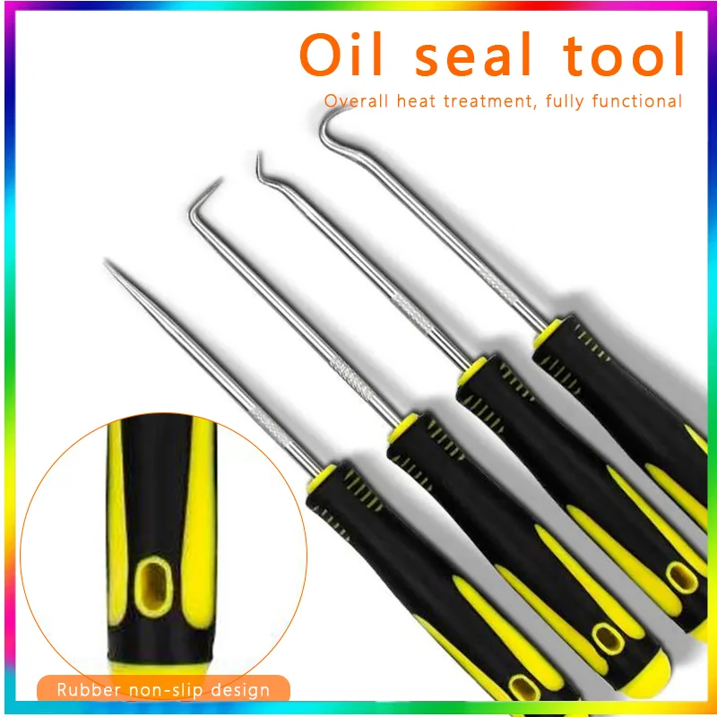 4 Pieces Long Pick & Hook Gasket Puller Pick Tools for Removing Car ...