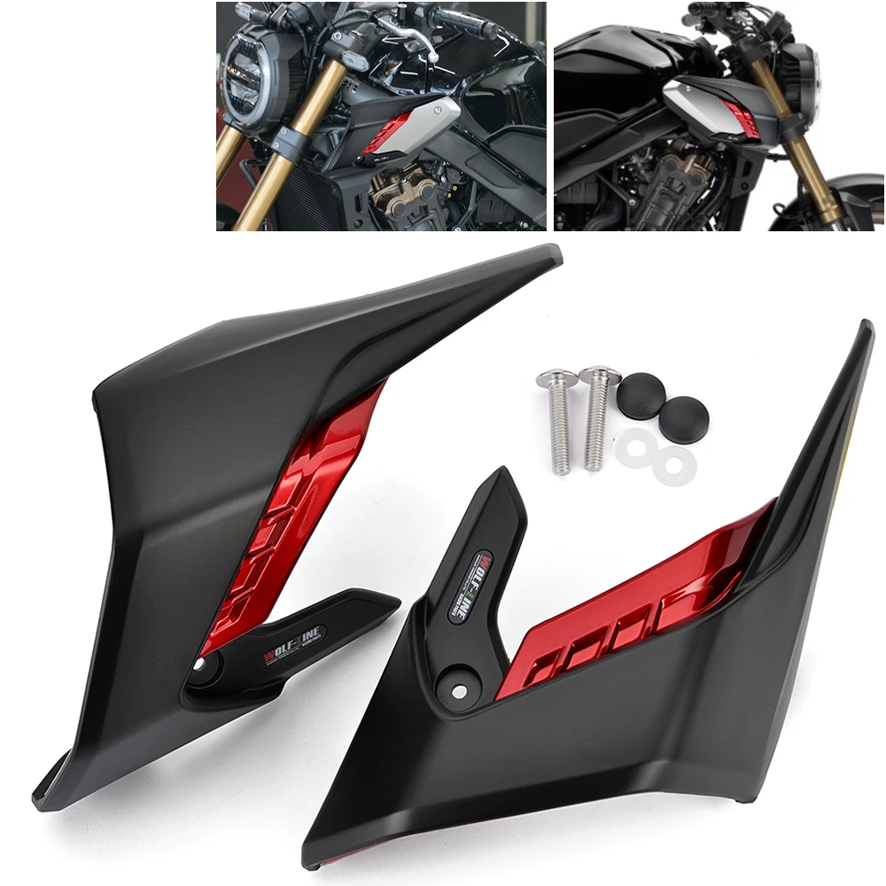 Motorcycle-CB-650R-650-R-Front-Side-Spoiler-Winglet-Side-Spoiler-Air ...