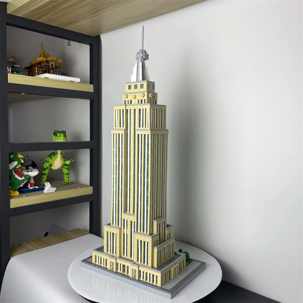 Empire-State-Building-Miniature-Building-Blocks-Toy-Stimulates-Spatial ...