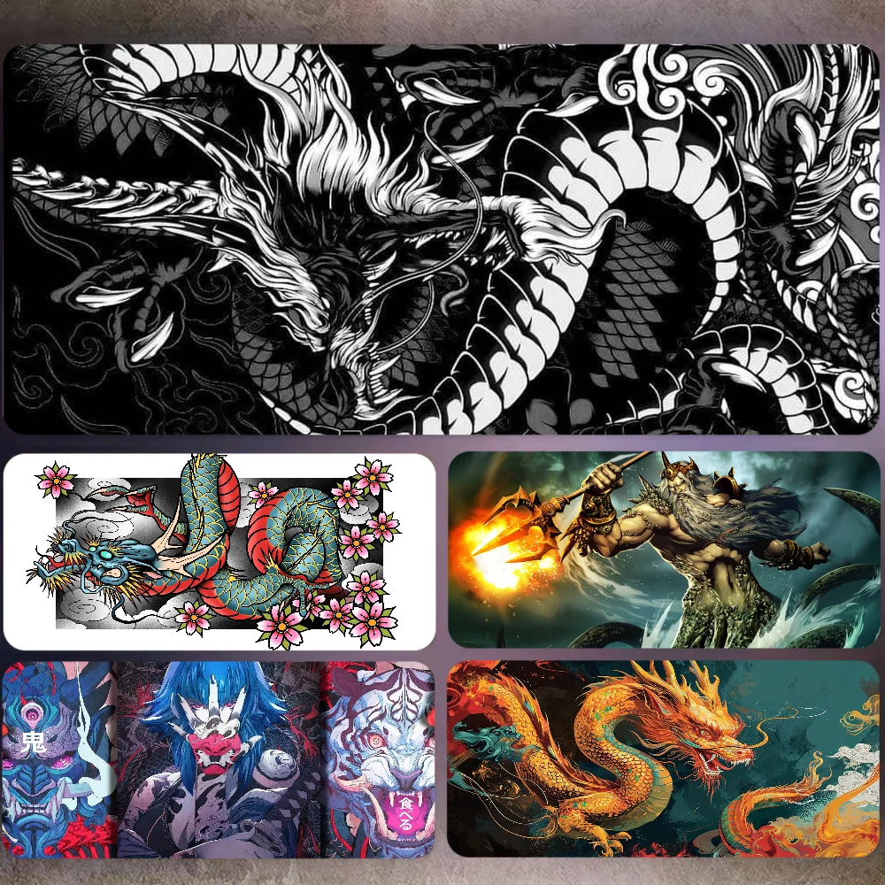 Japanese-Dragon-Large-Game-Mousepad-Large-Mat-Gaming-Mousepad-Compute ...