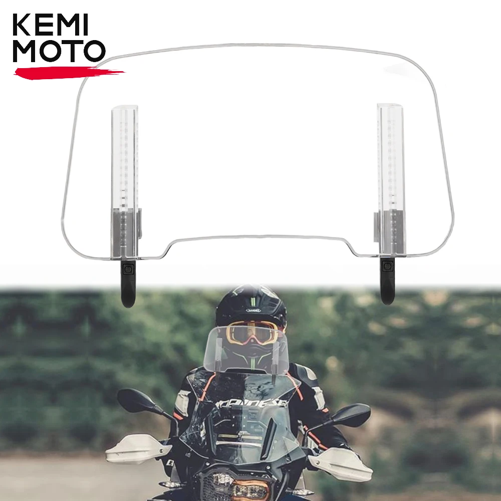 Motorcycle-Windshield-Extension-Universal-Windscreen-For-BMW-R1200GS ...