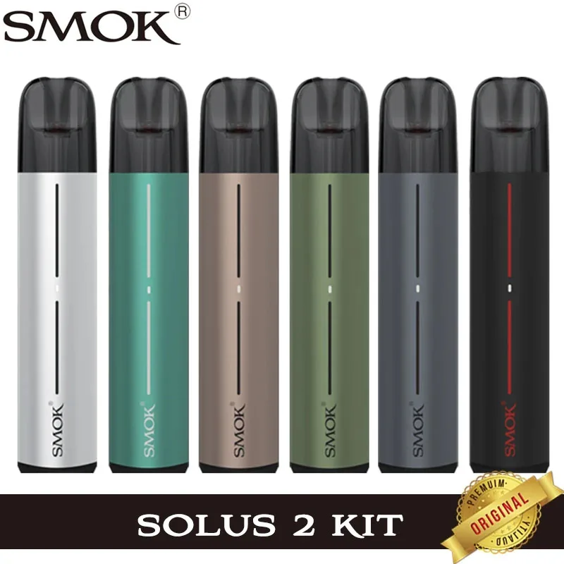 Original-SMOK-Solus-2-Pod-Kit-700mAh-Battery-15W-Vape-with-2-5ML-0-9ohm ...