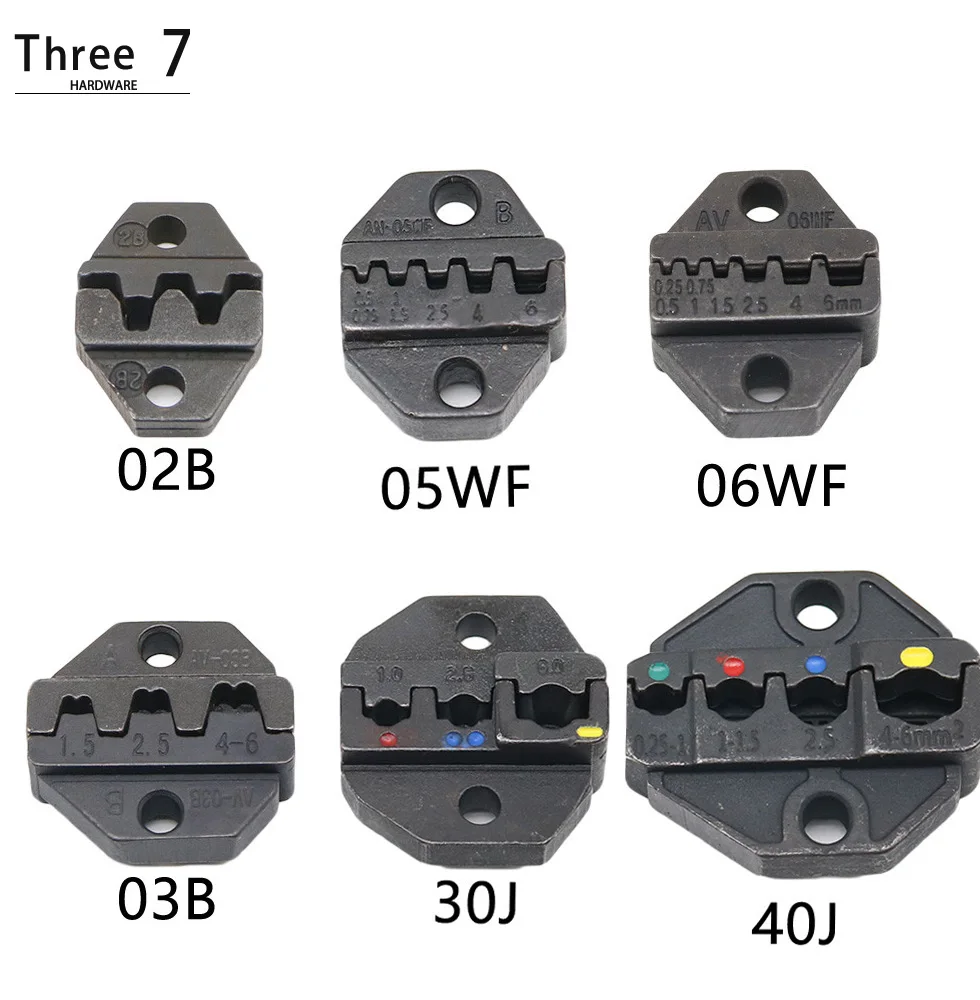 02B / 03B / 30J /40J / Crimper die mouth Sn series crimper module bare ...