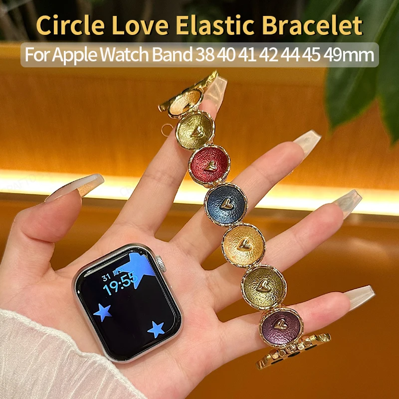Circle-Love-Strap-for-Apple-Watch-44mm-Band-40mm-41mm-42-45-Creative ...