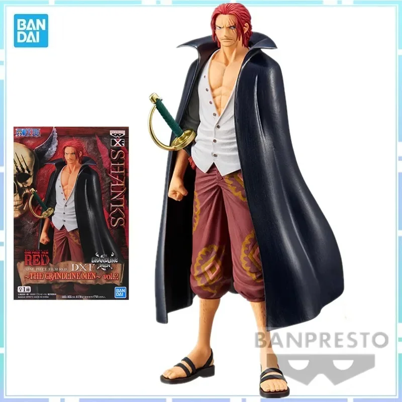 Bandai-Origina-BANPRESTO-Anime-ONE-PIECE-RED-DXF-Shanks-17cm-PVC-Figure ...