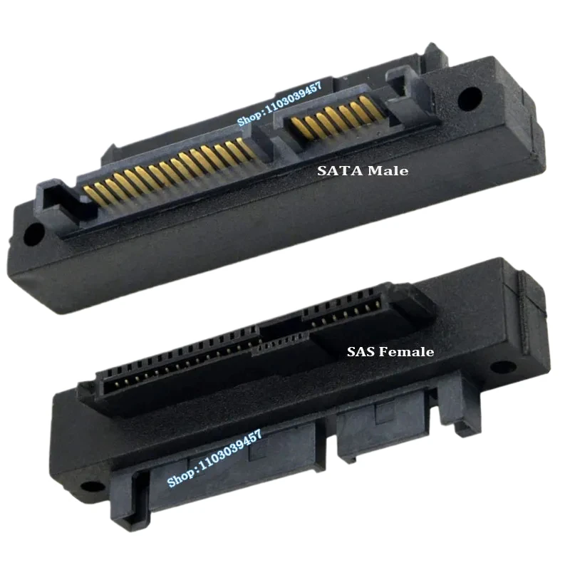 Right-Angle-SAS-to-SATA-Adapter-Connector-90-Degree-SAS-Female-to-SATA ...