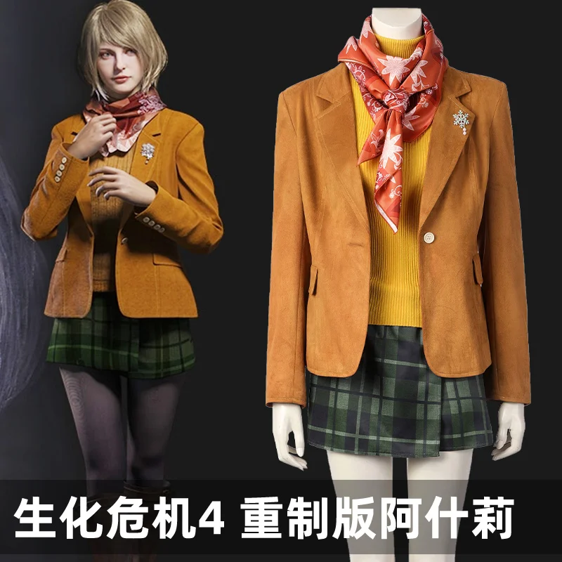 Ashley Graham Cosplay Costume Halloween Christmas Role Playing Party ...