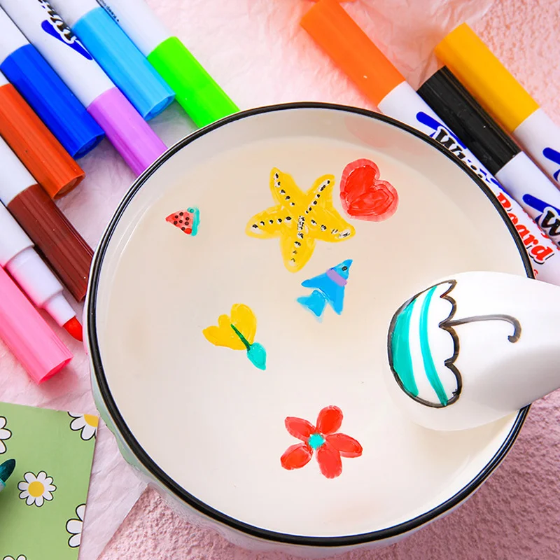 Magical-Water-Painting-Pen-Whiteboard-Markers-Floating-Ink-Pen-Doodle ...