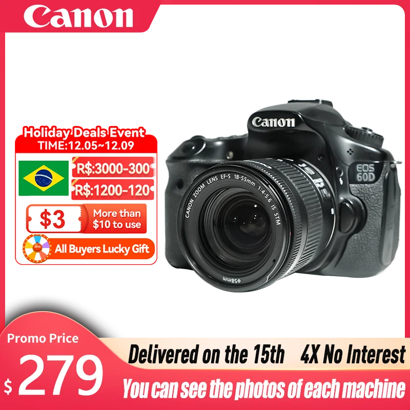 Canon Camera Eos 60d 70d 80d 90d Dslr Slr Digital Compact Camera High ...