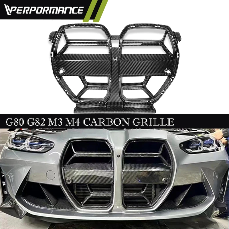 Dry Carbon Fiber G80 M3 Front Grill G80 G82 M3 M4 CSL V ST STYLE Car ...