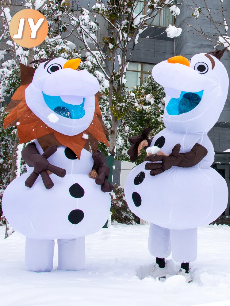 Frozen-Snow-Man-Olaf-Inflatable-Costume-Cartoon-Character-Props ...