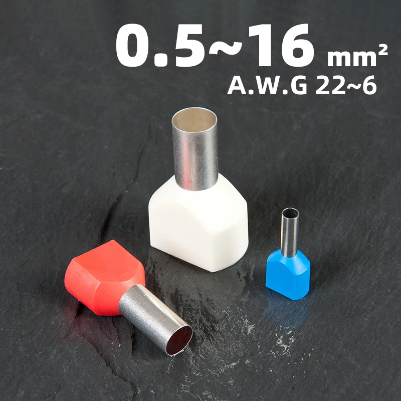 Insulated-Twin-Cord-End-Terminal-Block-Double-Wire-Ferrules-Pure-Copper ...