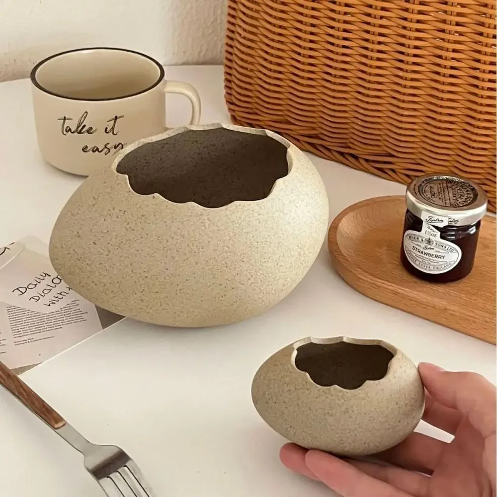 Eggshell-Shaped-Tableware-Bird-Nest-Bowl-Unique-Design-Dessert-Serving ...