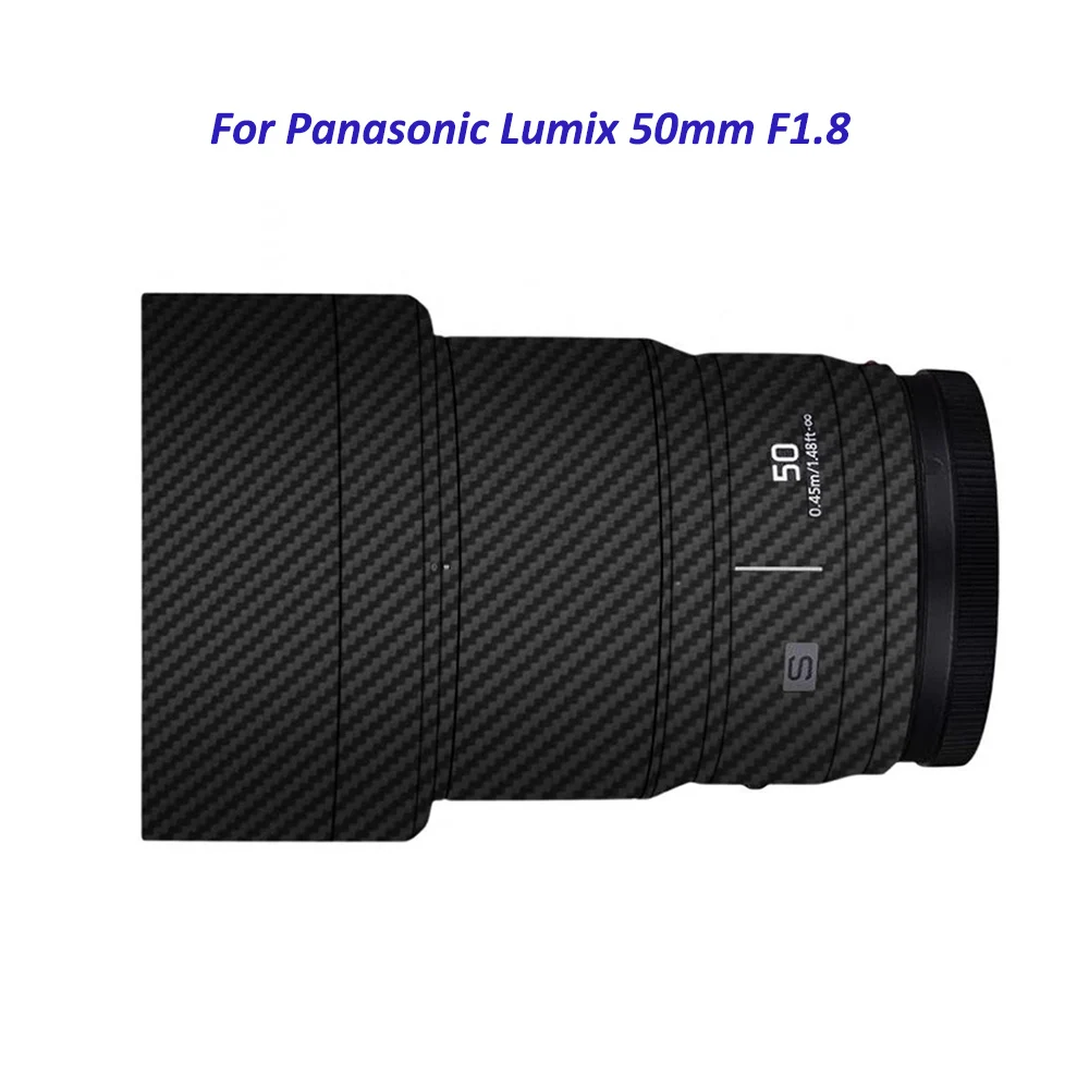 for Lumix 50 F1.8 ( S-S50 ) Lens Decal Skin for Panasonic LUMIX S 50mm ...