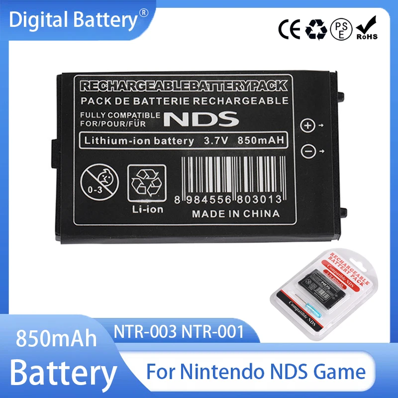 Bater-a-recargable-de-NTR-003-para-consola-Nintendo-NDS-paquete-de ...