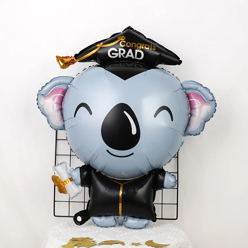 Grande-Graduado-Coruja-Macaco-Koala-M-dico-Folha-Bal-es-Parab-ns-Gradua ...