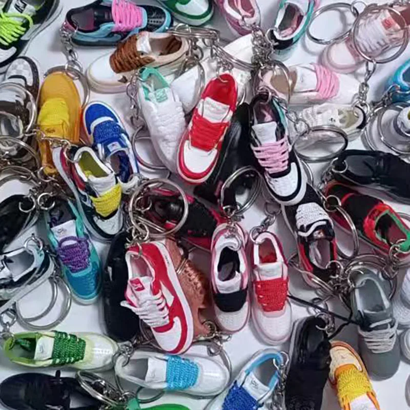 50pcs-Lot-3D-Mini-Sneaker-Shoes-Keychain-Wholesale-PVC-Basketball-Shoe ...