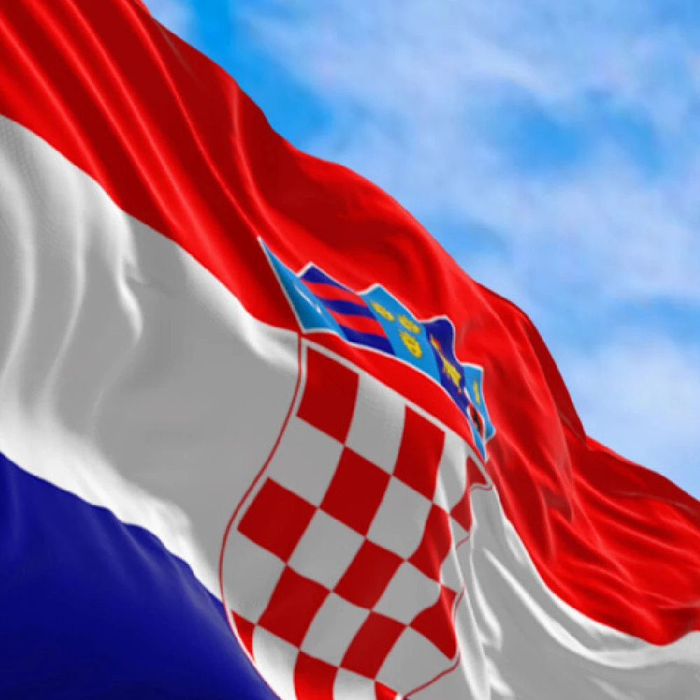 Croatian National Flag 90X150CM high quality polyester hanging hr hrv ...