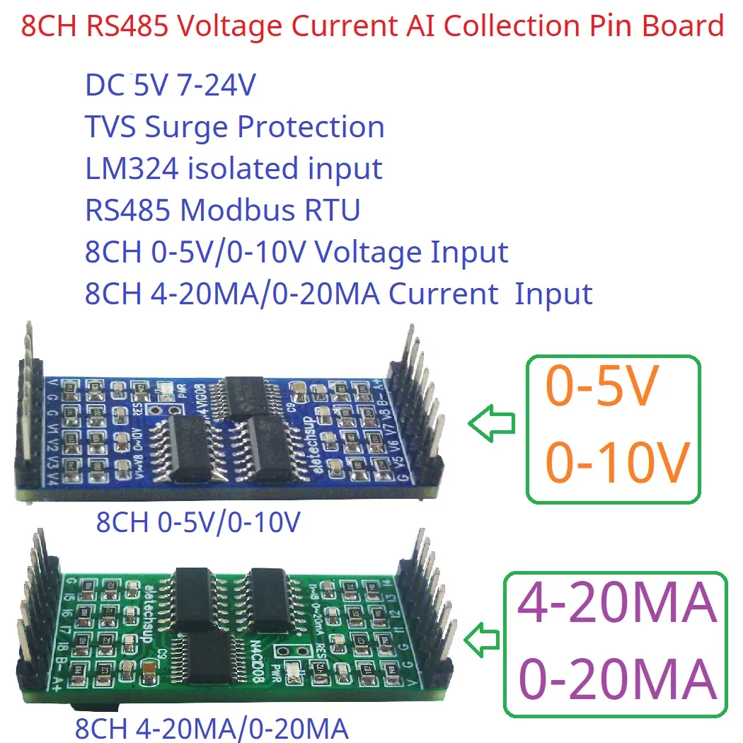 8AI-0-5V-0-10V-4-20MA-0-20MA-Voltage-Current-Collector-ADC-RS485-Modbus ...