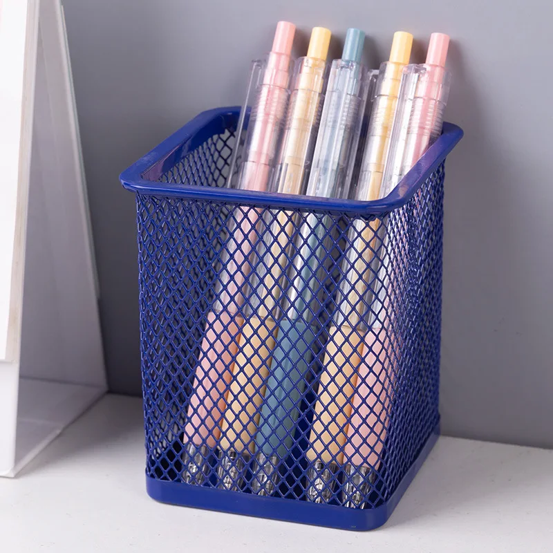 Wire Mesh Pen Holder (Various) - TidyPals.co.uk