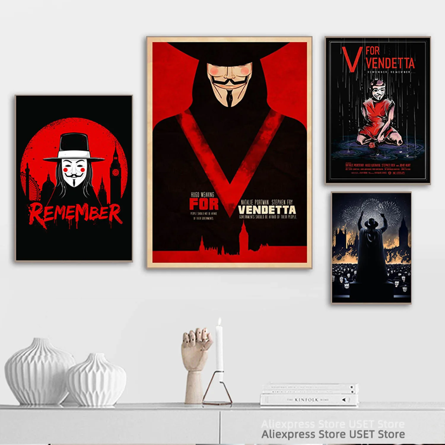 V For Vendetta Movie Cover