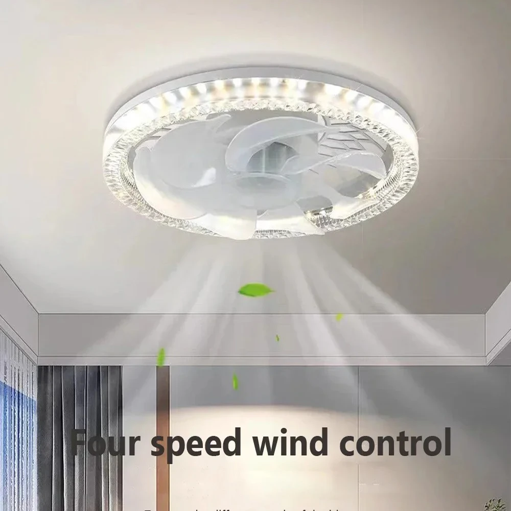 Led-Fan-Light-Smart-Remote-Control-Ceiling-Fan-With-Light-E27-For ...