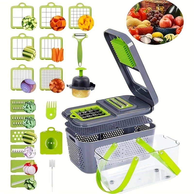 A-Set-Of-22-Piece-Vegetable-Cutter-Multifunctional-Fruit-Vegetable ...