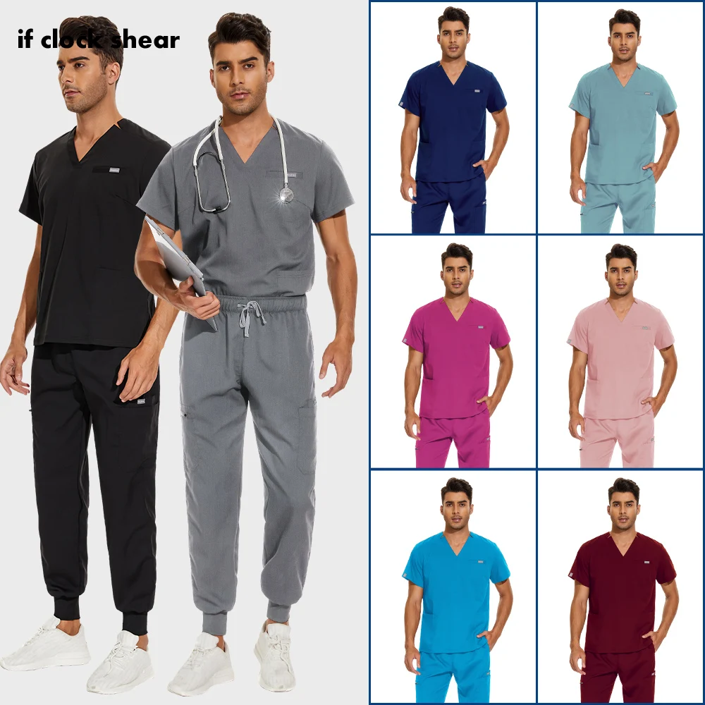 Medical-Uniforms-Men-Unisex-Hospital-Surgical-Suits-Dental-Clinic ...