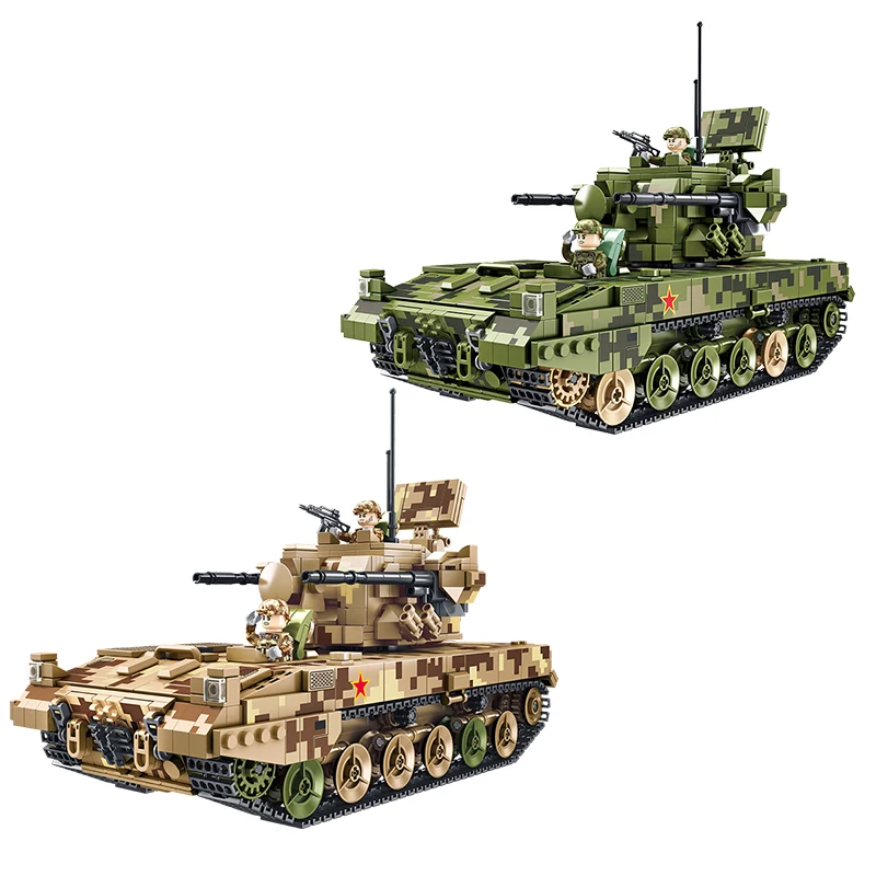 Military Fighting Tracked Self Propelled Artillery Tank 1270PCS Army ...