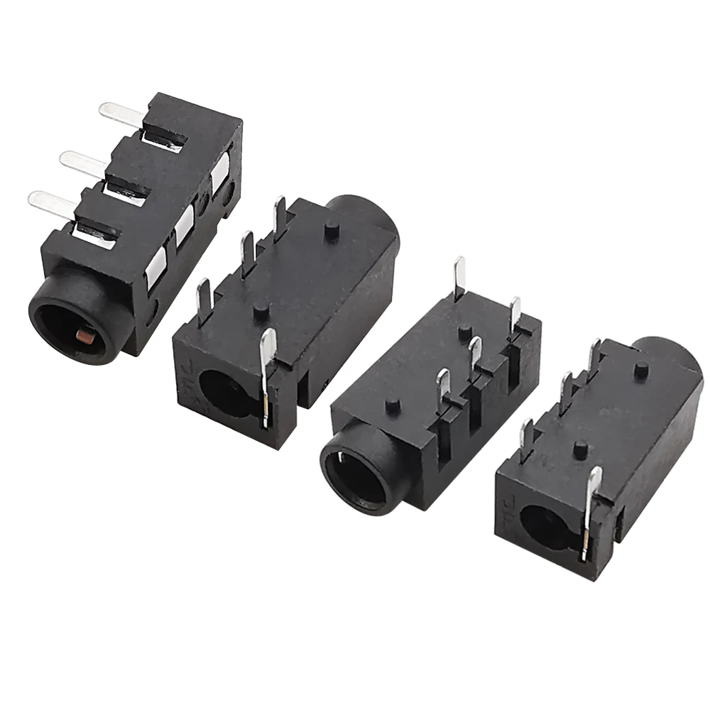 PJ-320A-3-5mm-Female-Jack-Adapter-4Pin-3-5mm-DIP-Audio-Headphone-Jack ...