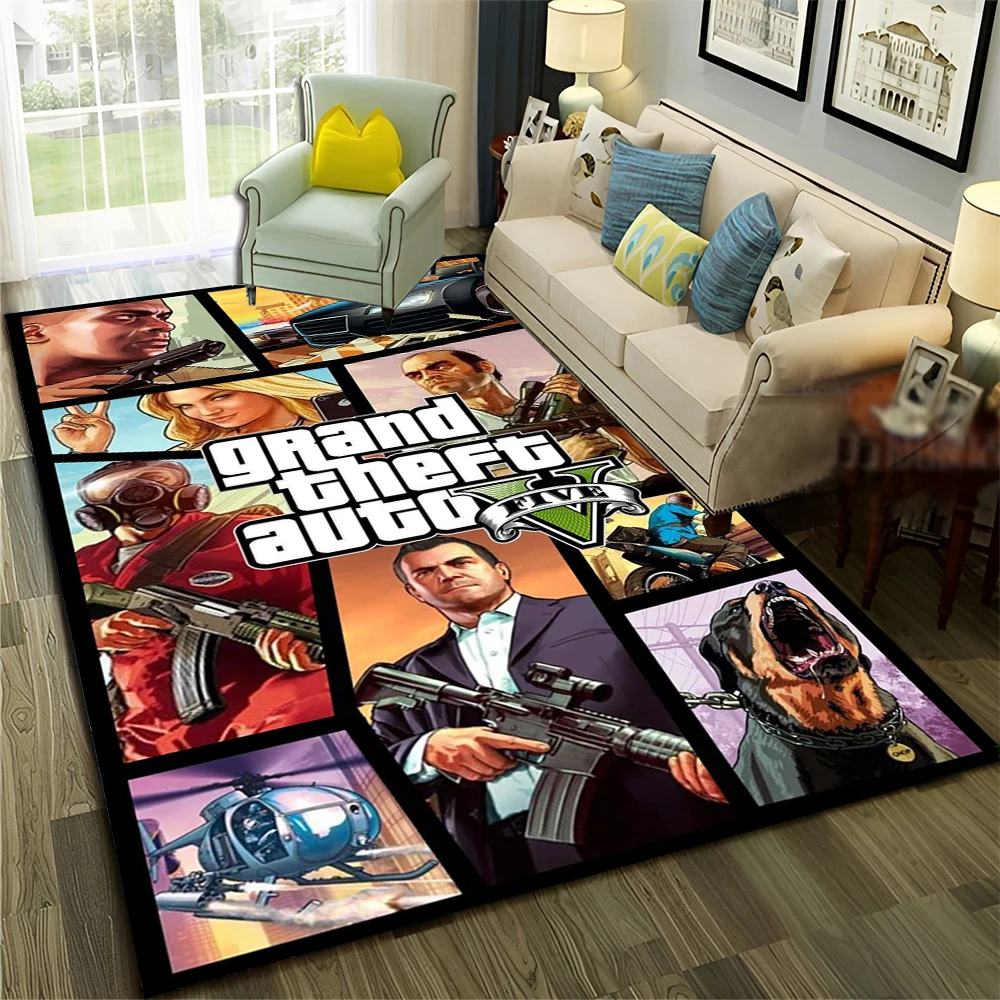 3D-Grand-Theft-Auto-GTA-Games-Gamer-Carpet-Rug-for-Home-Living-Room ...