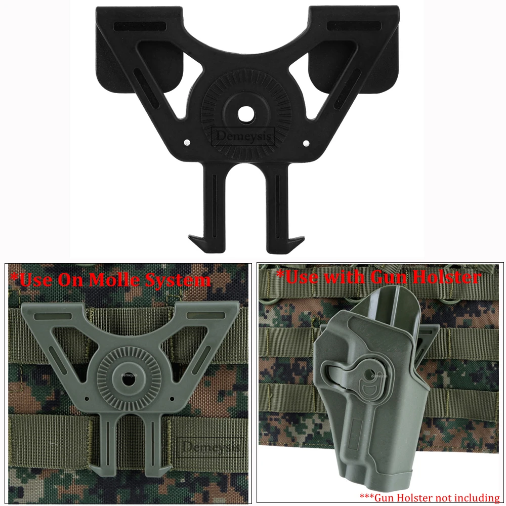 Tactical Molle Adapter and Attachments for Gun Holsters Body Armor ...