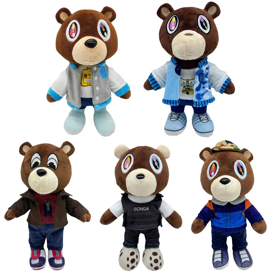 26-30cm-Kawaii-Kanye-Dropout-Bear-Teddy-Bear-Plush-Toys-Kanye-West ...