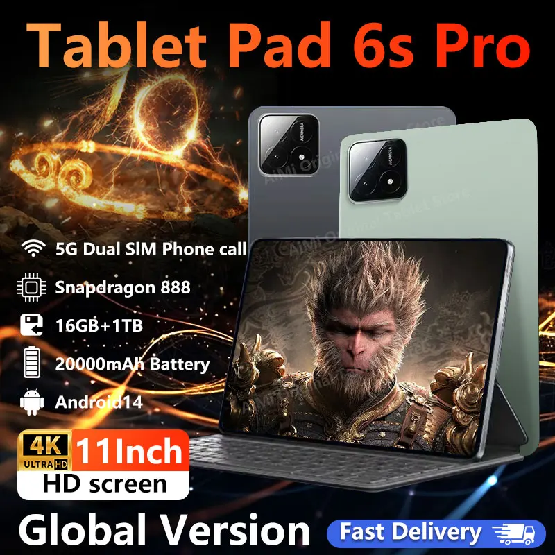 2024-Xiao-Tablet-PC-Pad-6S-Pro-Android-14-11inch-HD-4K-Original-Global ...
