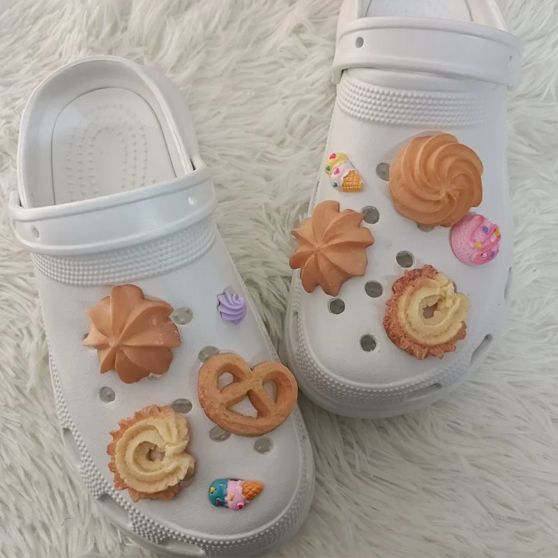 Fashion New Charms for Crocs DIY Cute Colorful Beans Clogs Shoe ...