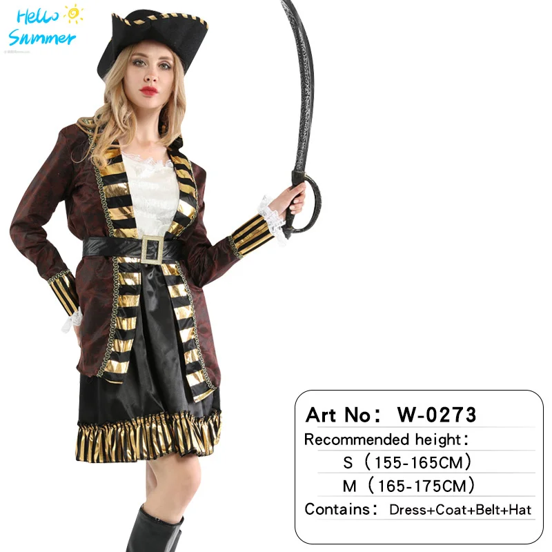 Female Pirate Captain Coat