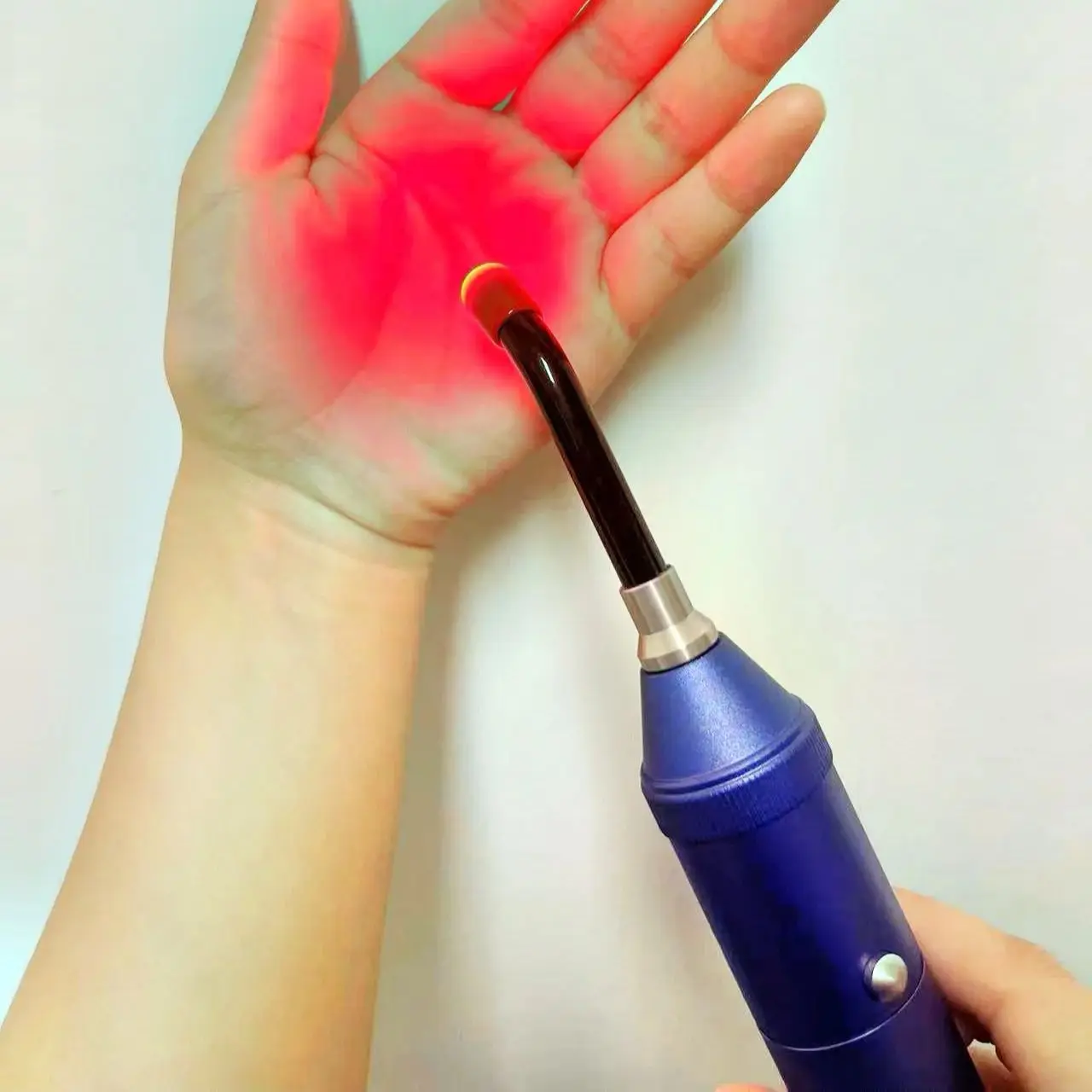 Profession-Red-Blue-Light-LED-Physiotherapy-Flashlight-Canker-Sore ...
