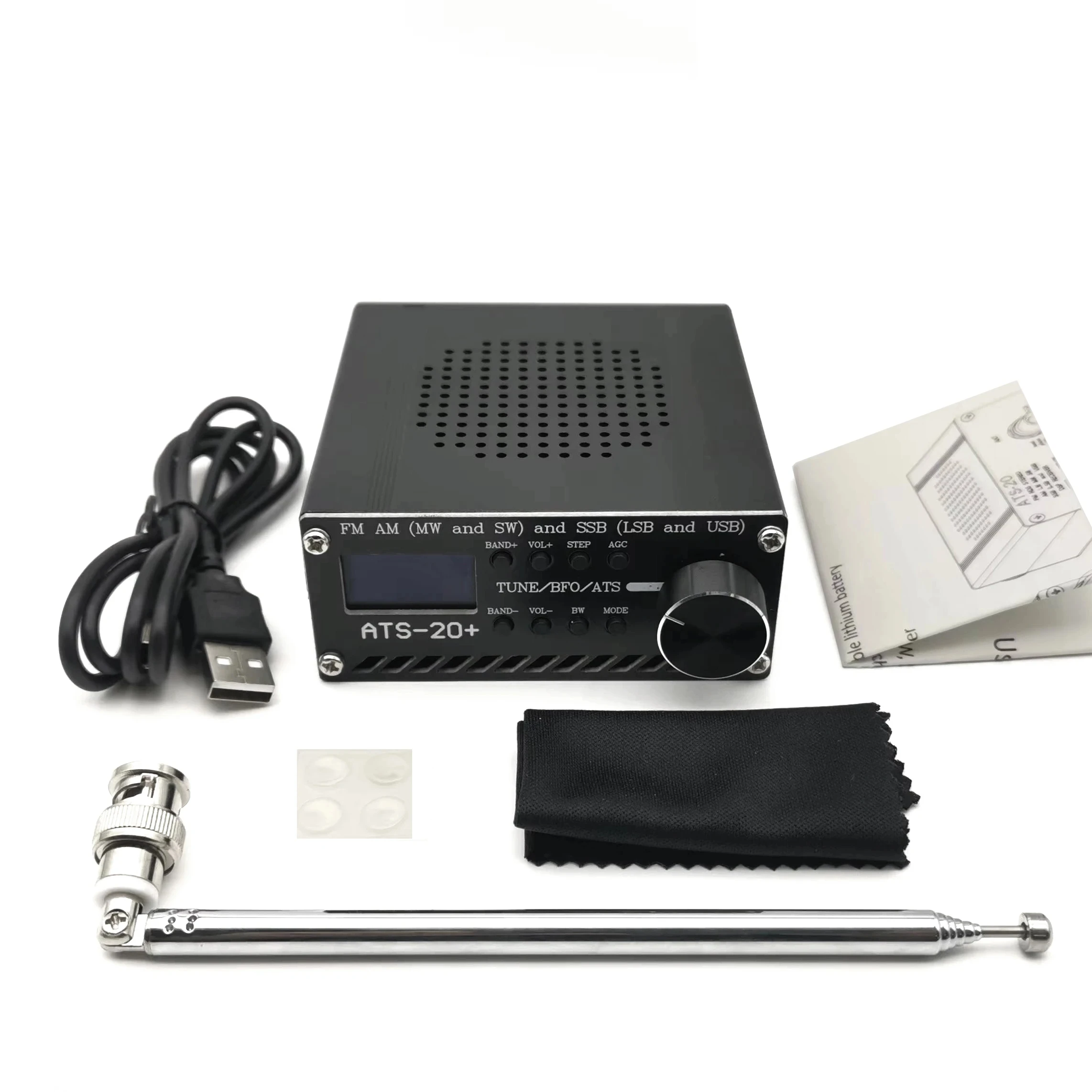 2024-Latest-New-ATS-20-Plus-ATS20-V2-SI4732-Radio-Receiver-DSP-SDR ...