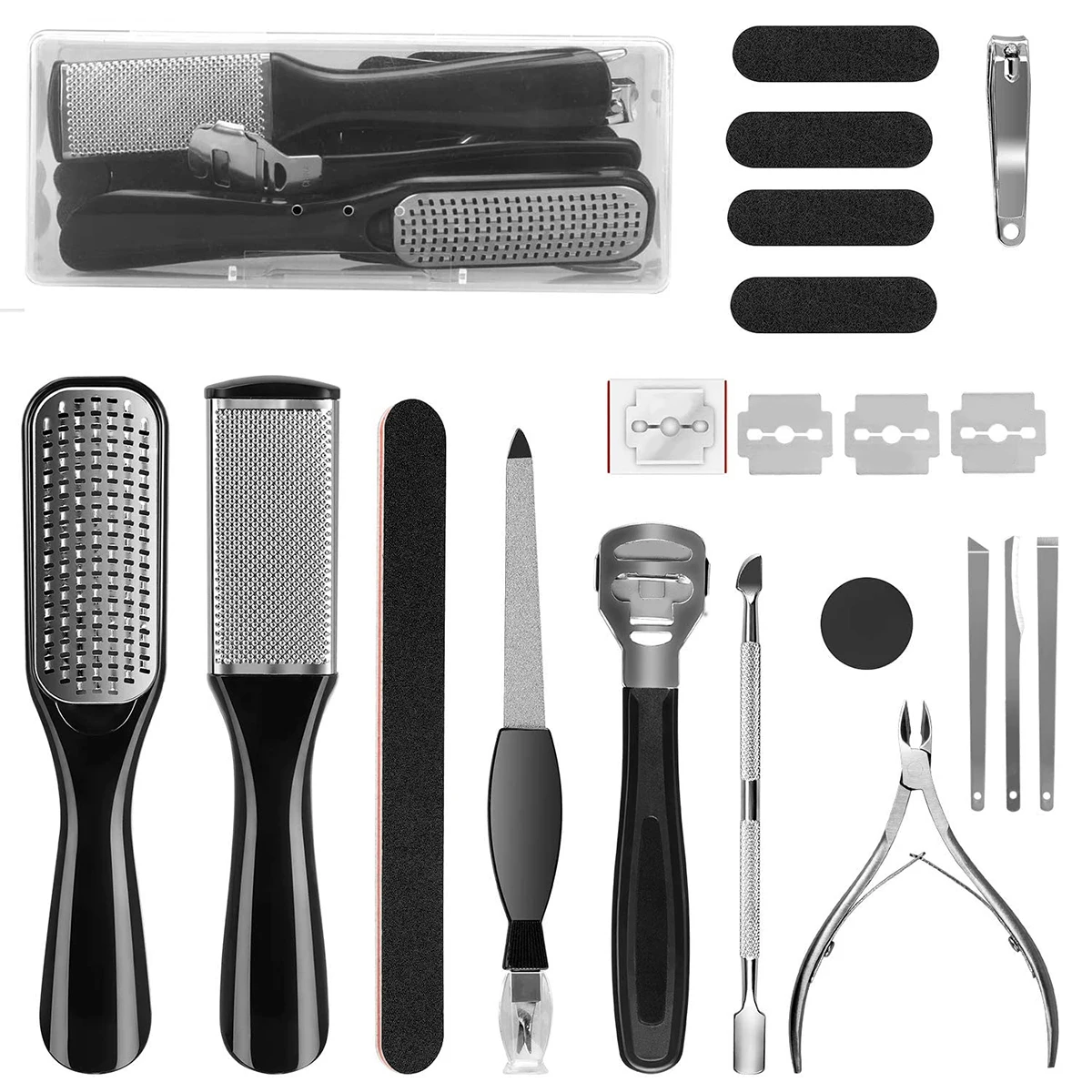 Professional-Pedicure-kit-20-In-1-Stainless-Steel-Pedicure-Tools-Set ...